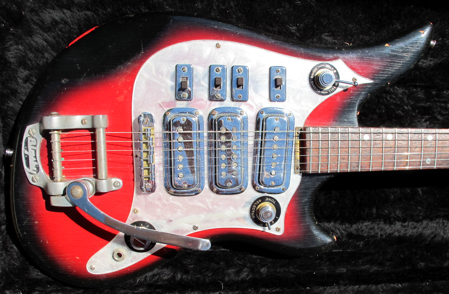 1962 HOHNER Apache Special by Fenton Weill - BLACK GUITARS